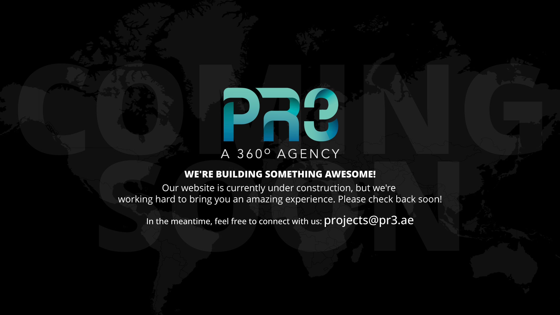 Coming Soon.. [www.pr3.ae]